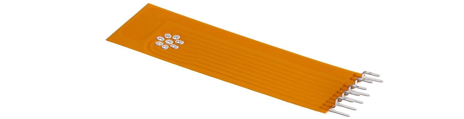 Rigid PCB - Sculptured jumper with heavy copper - Flex Connect